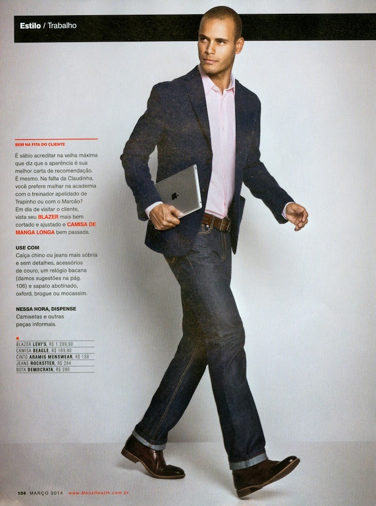 TIME MODEL INTERNATIONAL: Editorial - Jose Roberto for Men's Health