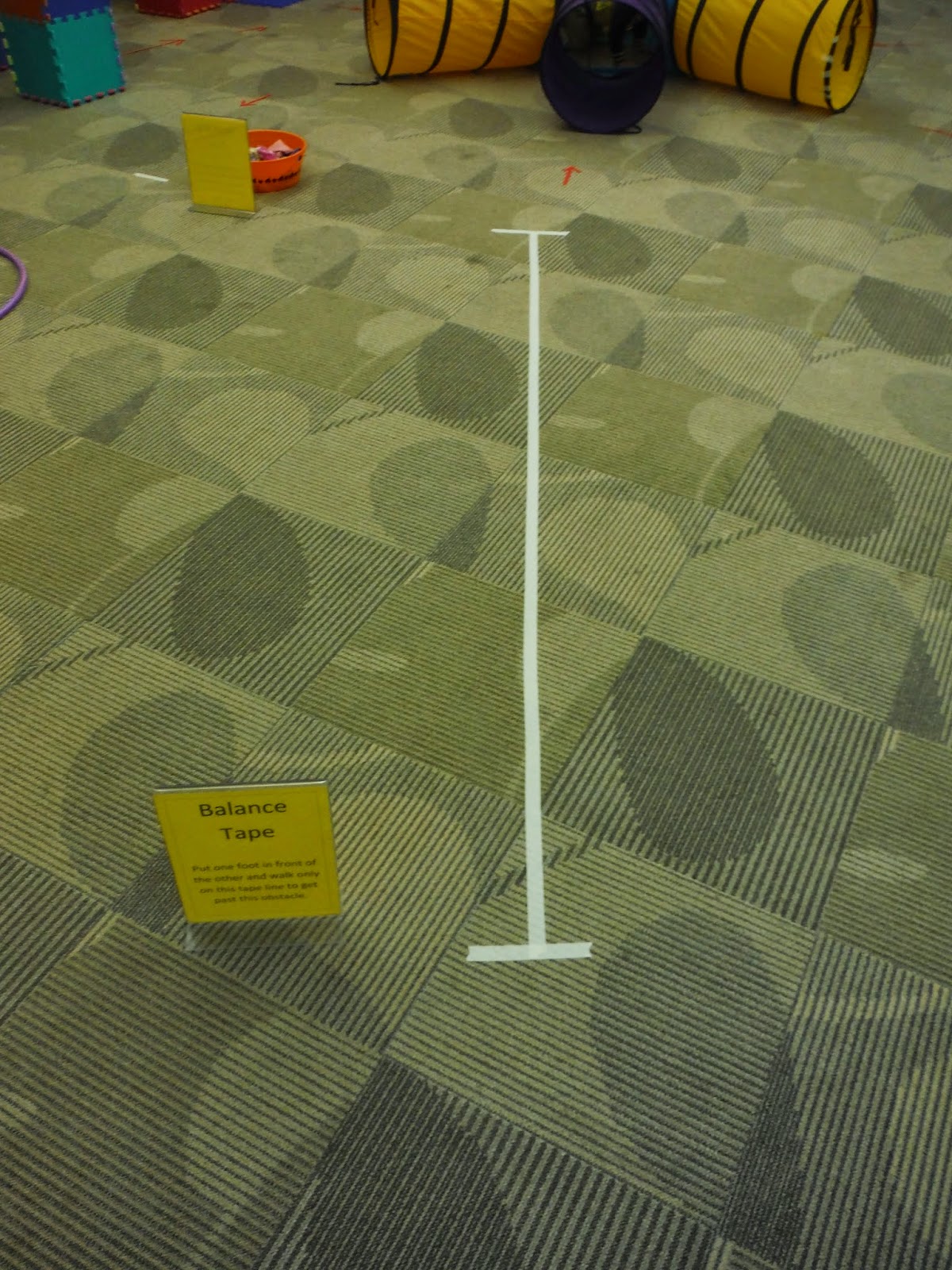 Library Lalaland: Toddler Obstacle Course