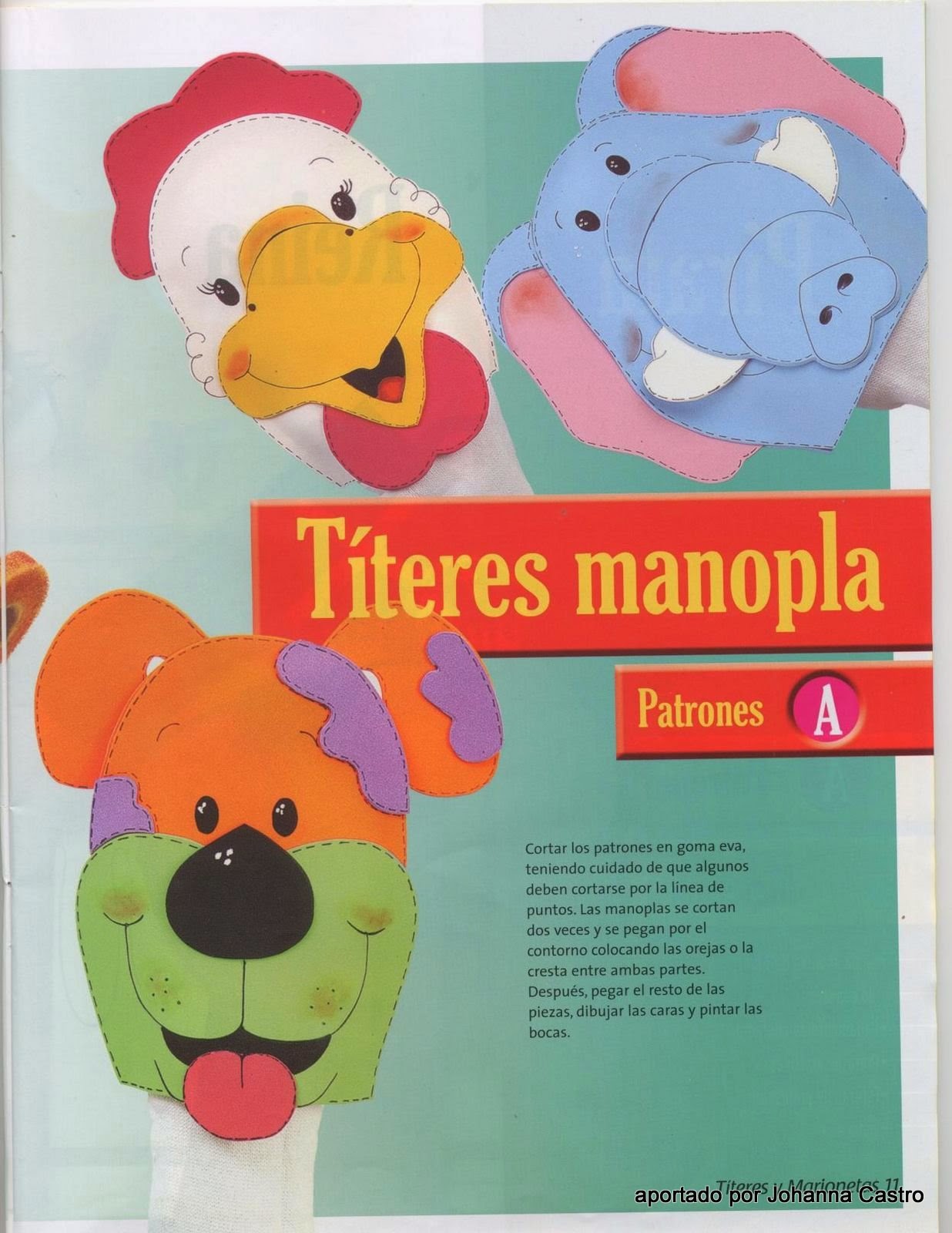 Como hacer titeres paso a paso | Revistas de manualidades Gratis