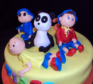 Açúcar e Arte: Pocoyo, Noddy; Panda e Ruca