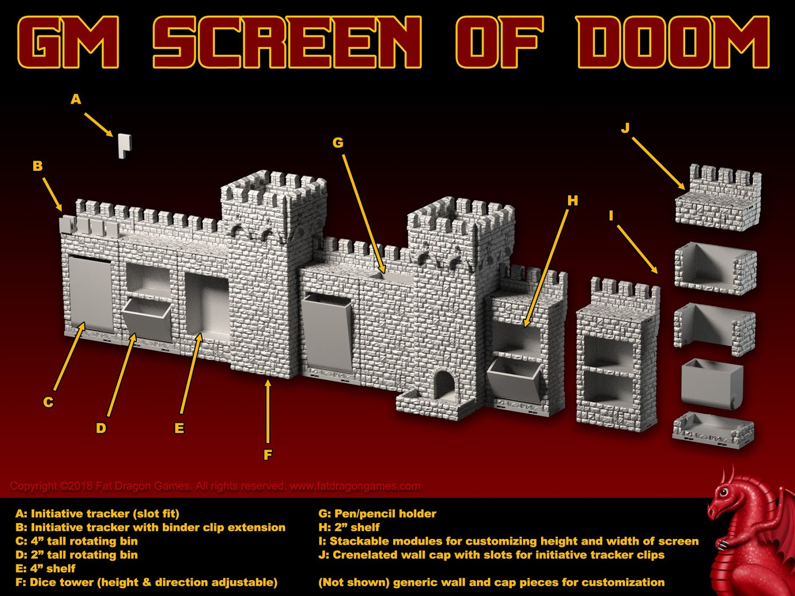 oldSarges Wargame and Model blog: 3d Printed GM Screen of Doom