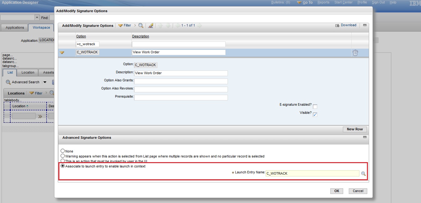 IBM Maximo Tips: Launch in Context in Maximo