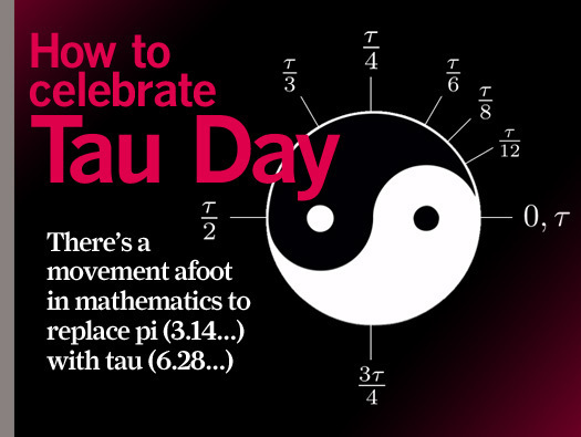 Every Day Is Special: June 28 - Tau Day