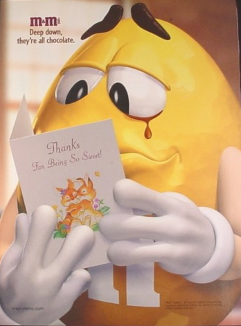 Priya's AP English Blog: TOW #23: M&M's Magazine Advertisement (Visual ...