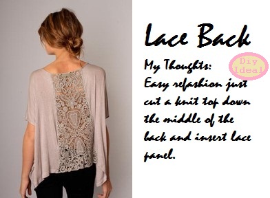 The Best Lace DIY Fashion and Accessories Ideals, and Tutorials - Oh ...