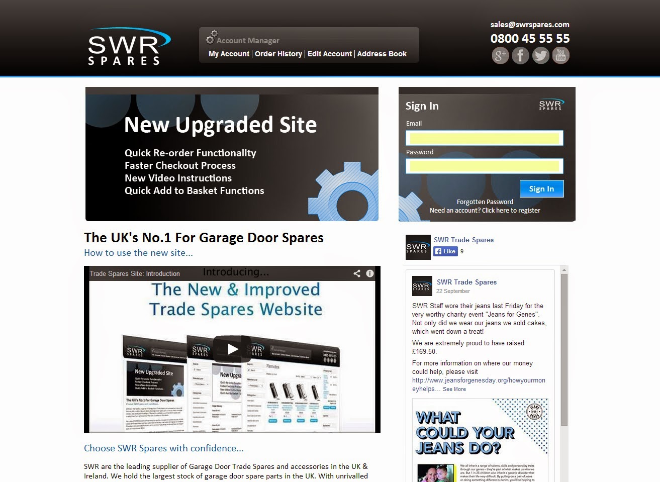 The Door Industry Journal: SWR Spares Online Success…