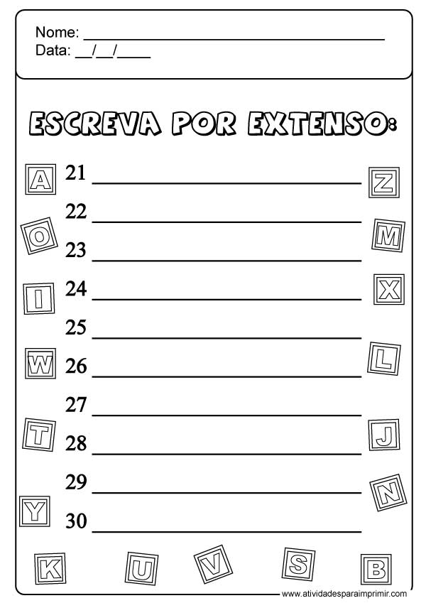 Escreva por extenso