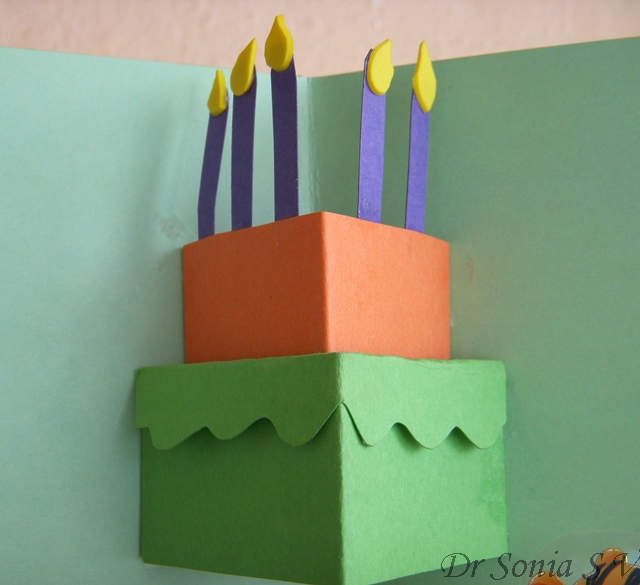 Cards And Crafts Simple Pop Up Card Pop Up Cake Card Cards And Crafts Simple Pop Up Card Pop Up Cake Card
