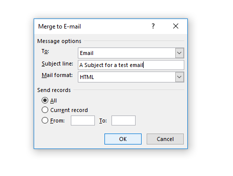 Using MS Outlook for bulk/ mass emailing