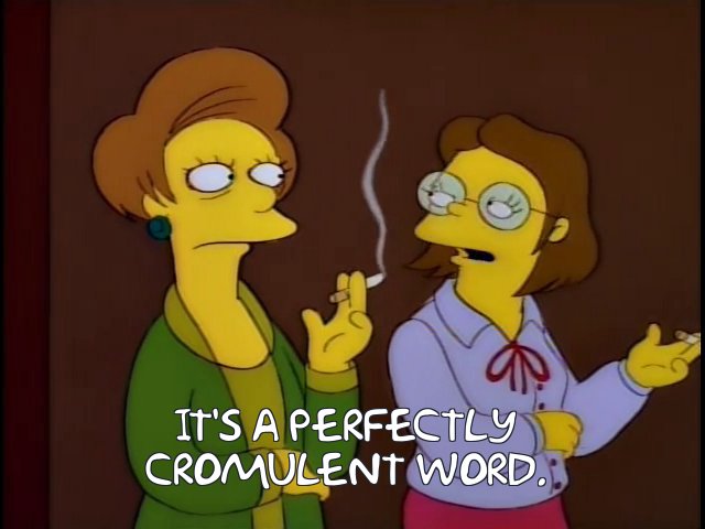 Rob's Blog: The Simpsons Quotes, Part One