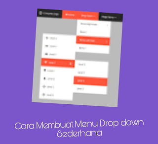 Cara Membuat Menu Dropdown Sederhana Untuk Pemula - Tech-Ku