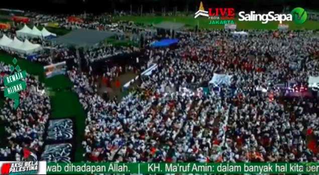 Bendera Rasulullah "Ar-Rayah" dan "Al-Liwa" Berkibar di Aksi Bela ...