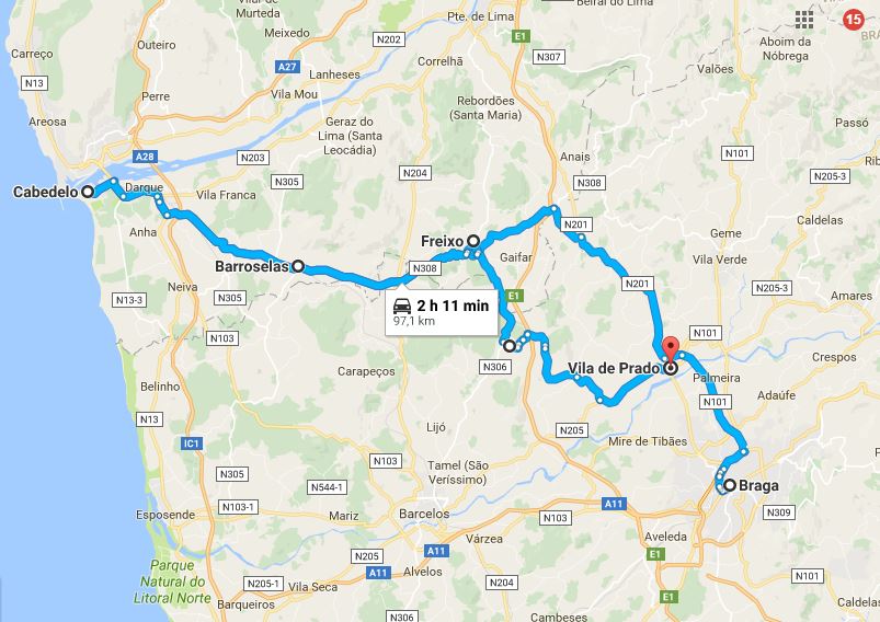 A U T O C A R A V A N A: Praia do Cabedêlo - Darque / Viana do Castelo