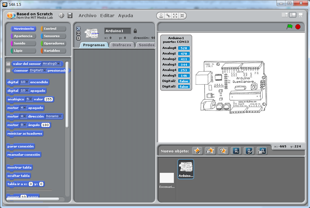 Arduino Tec Ejemplo 13 Usar Arduino Y Scratch