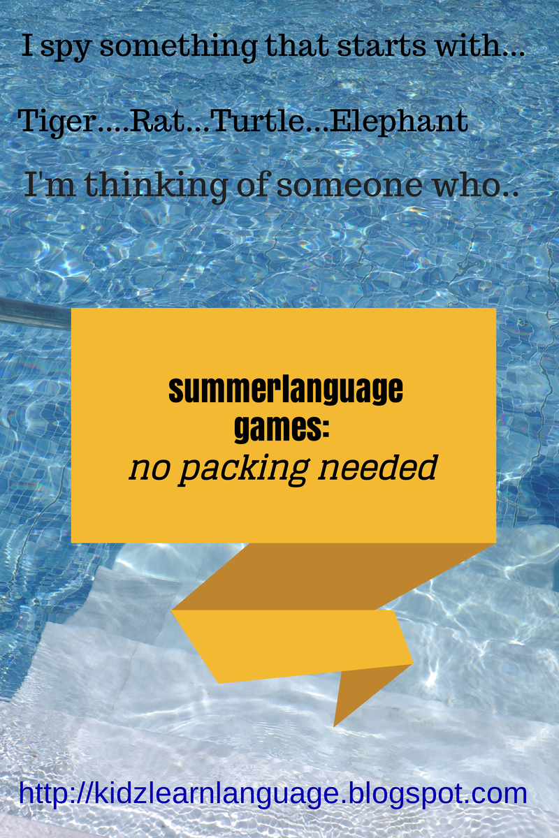Do You Need Some More Summer Language Fun? | Kidz Learn Language