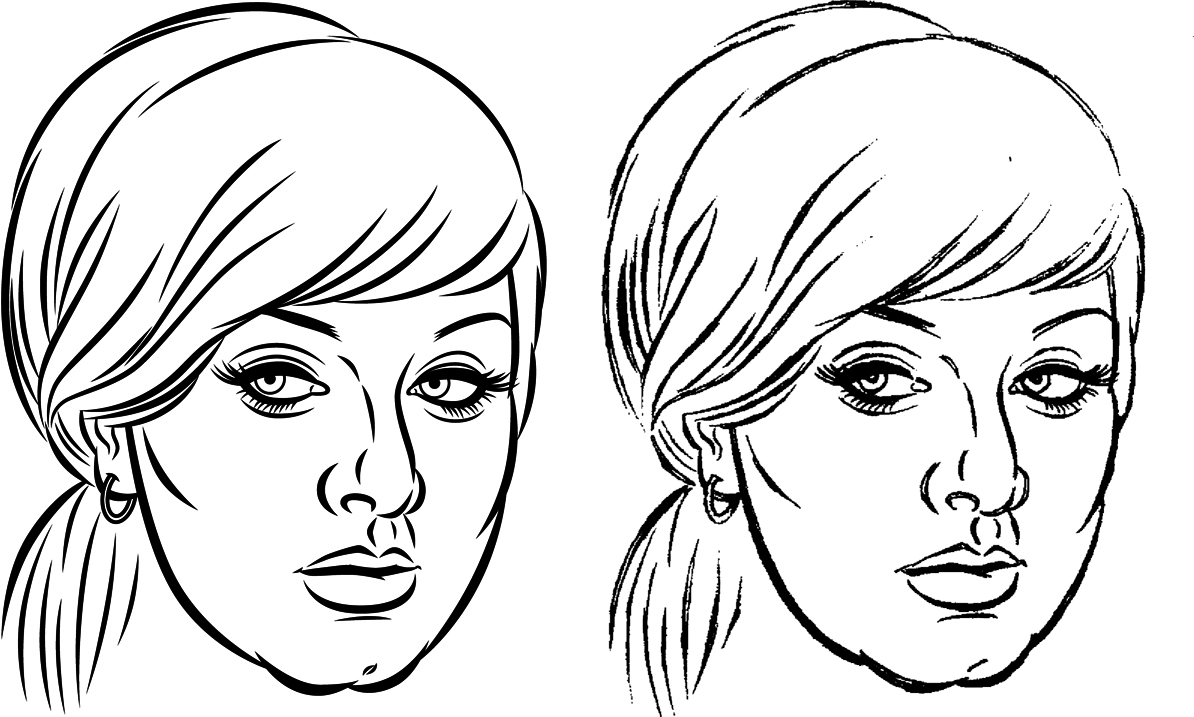 YCC Adobe Creative Suite 2013 Illustrator Comparison Between Drawn Image And Live Traced Image ycc-adobe-creative-suite-2013-illustrator-comparison-between-drawn-image-and-live-traced-image