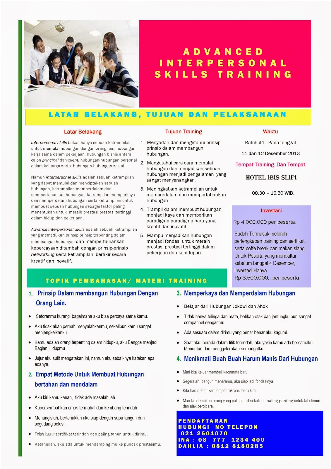 Advanced Interpersonal Skills