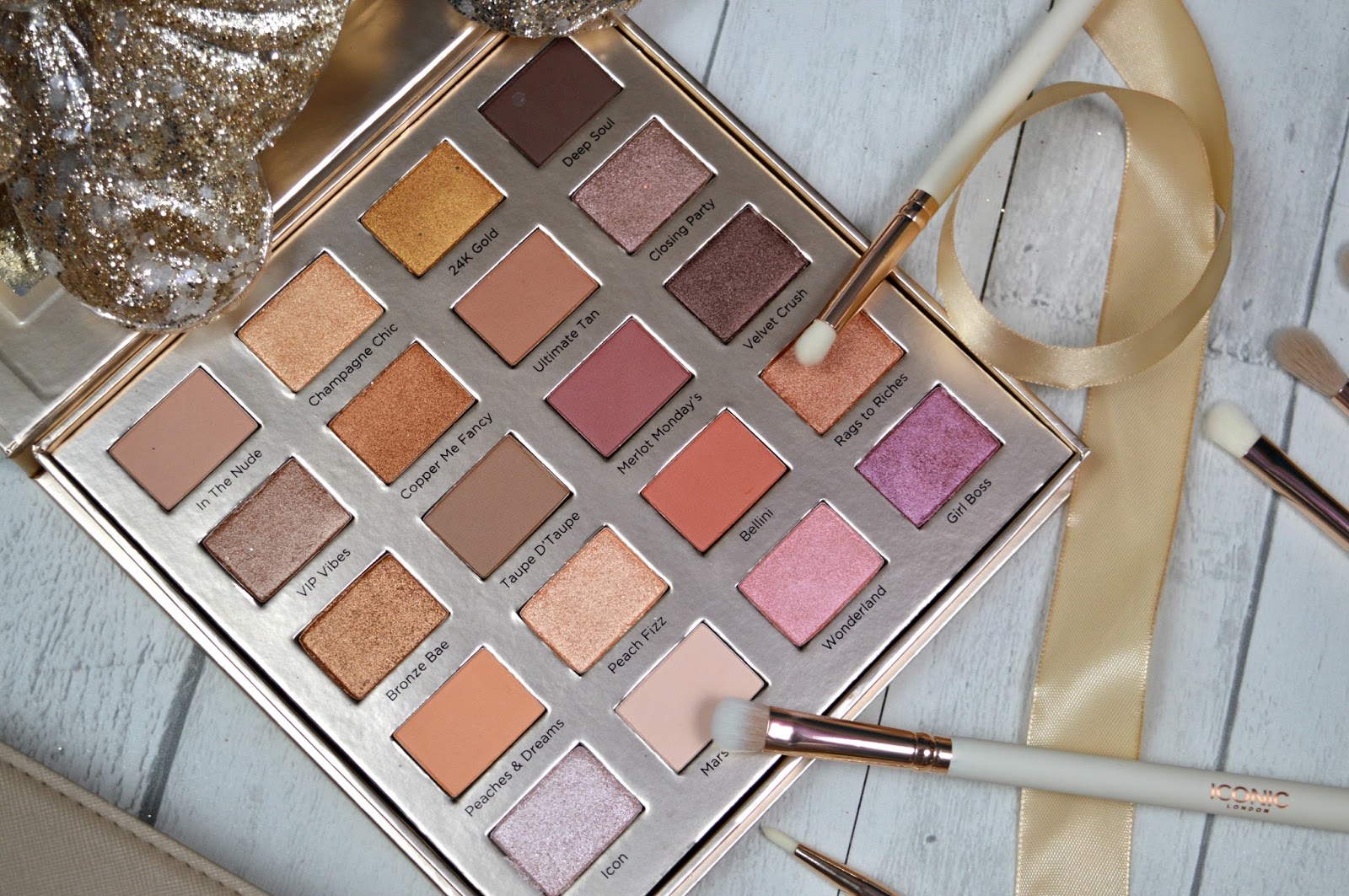 ICONIC LONDON Day-to-Slay Palette Review + Swatches! | The Perks Of ...