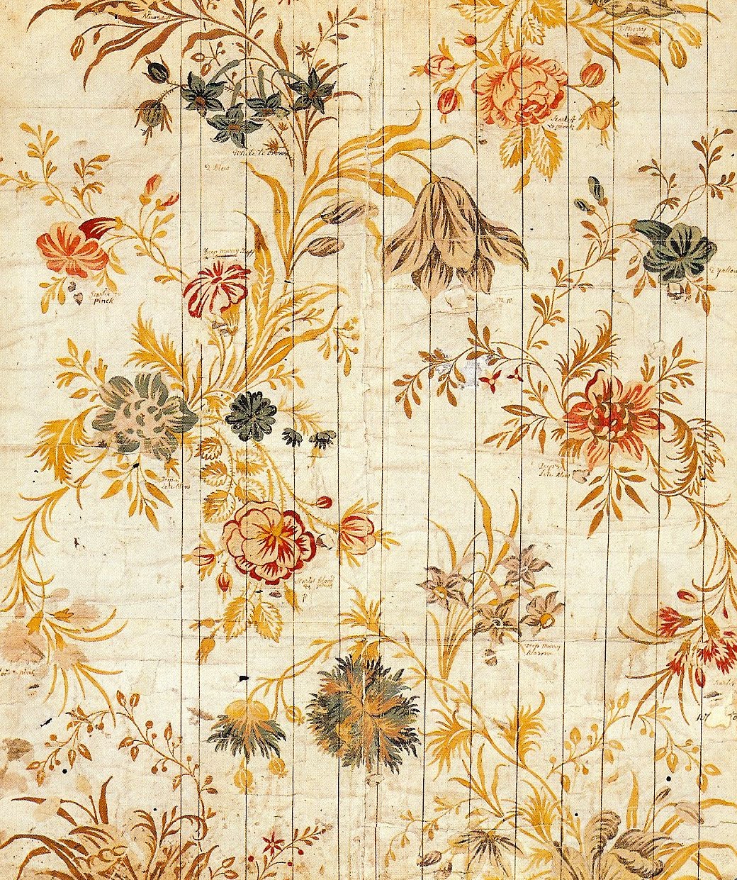 Art Quill Studio: Silk Designs of the 18th Century [1]ArtClothMarie ...