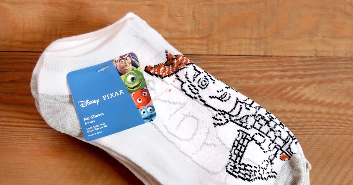 Dan the Pixar Fan: Disney·Pixar Sketch No Show Socks (BoxLunch)