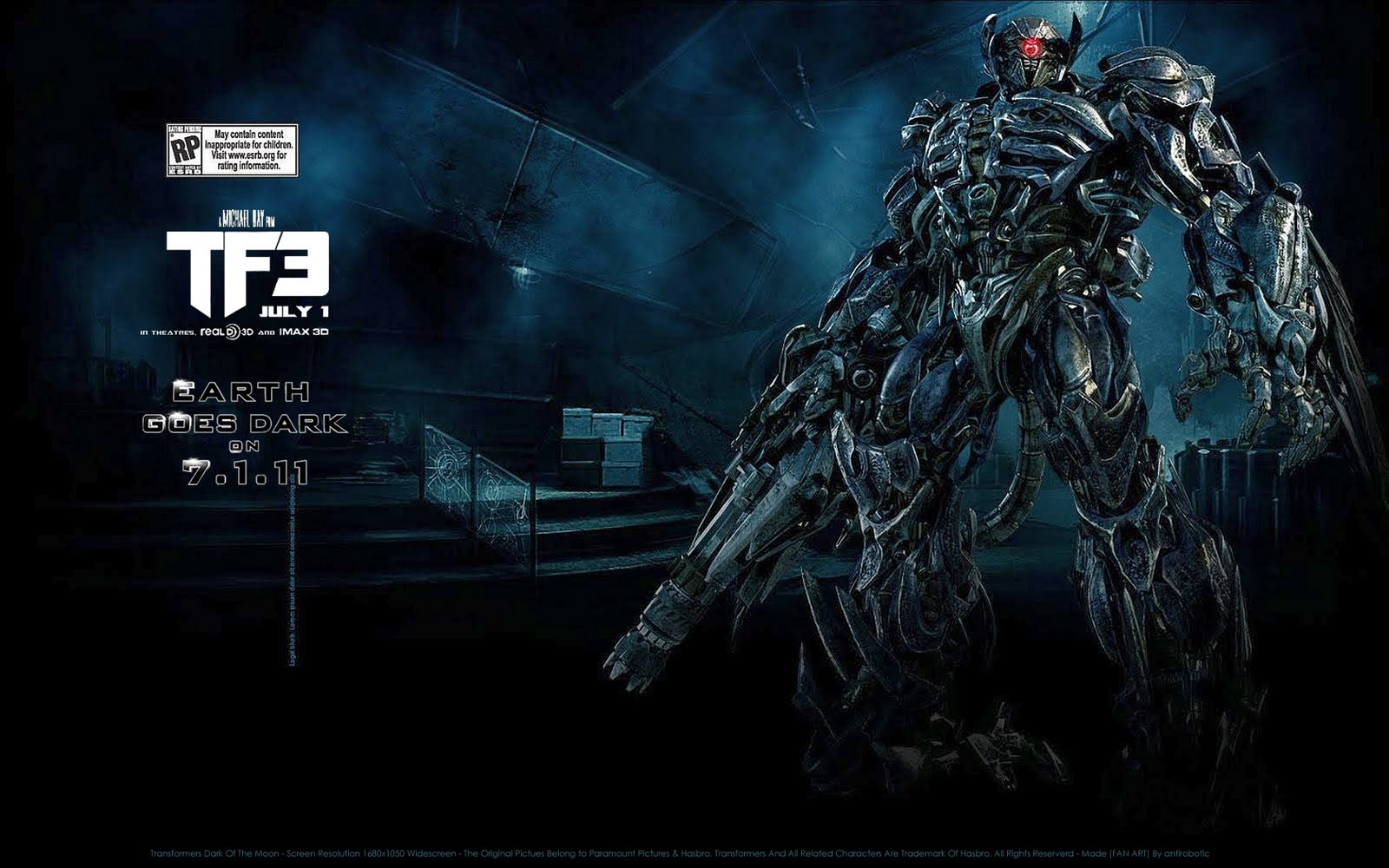 antirobotic Desktop Wallpaper Blogstation: TF3 : Dark Of The Moon ...