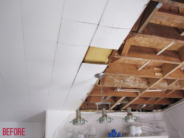 Keep Smiling: Kitchen Ceiling Demolition