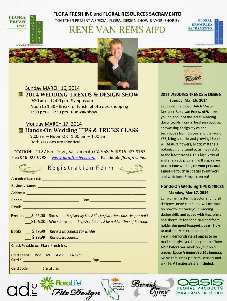 Floral Ambiance by Deborah Di Bella AIFD: Floral design show with Rene ...