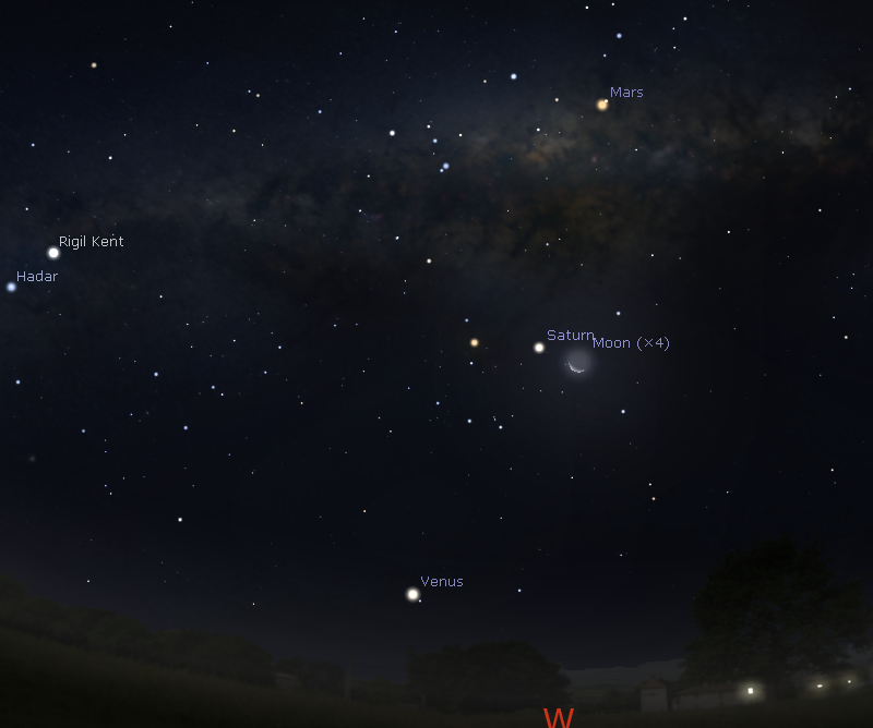 Astroblog: Mars Amongst the Clusters of the Teapot