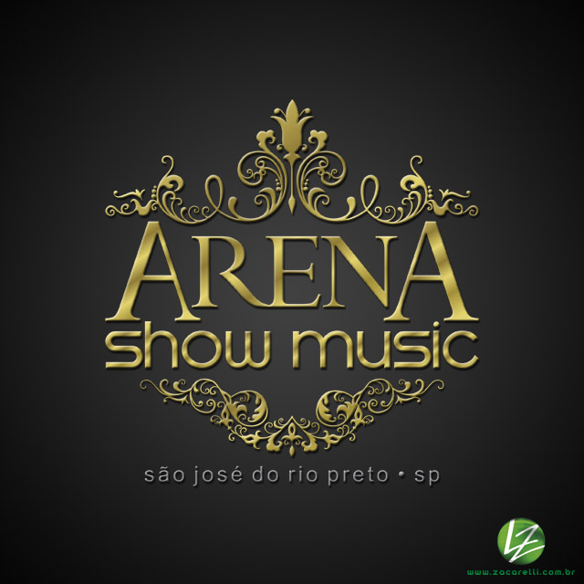 Lucas Zacarelli Creative Design: LOGOTIPO - ARENA SHOW MUSIC