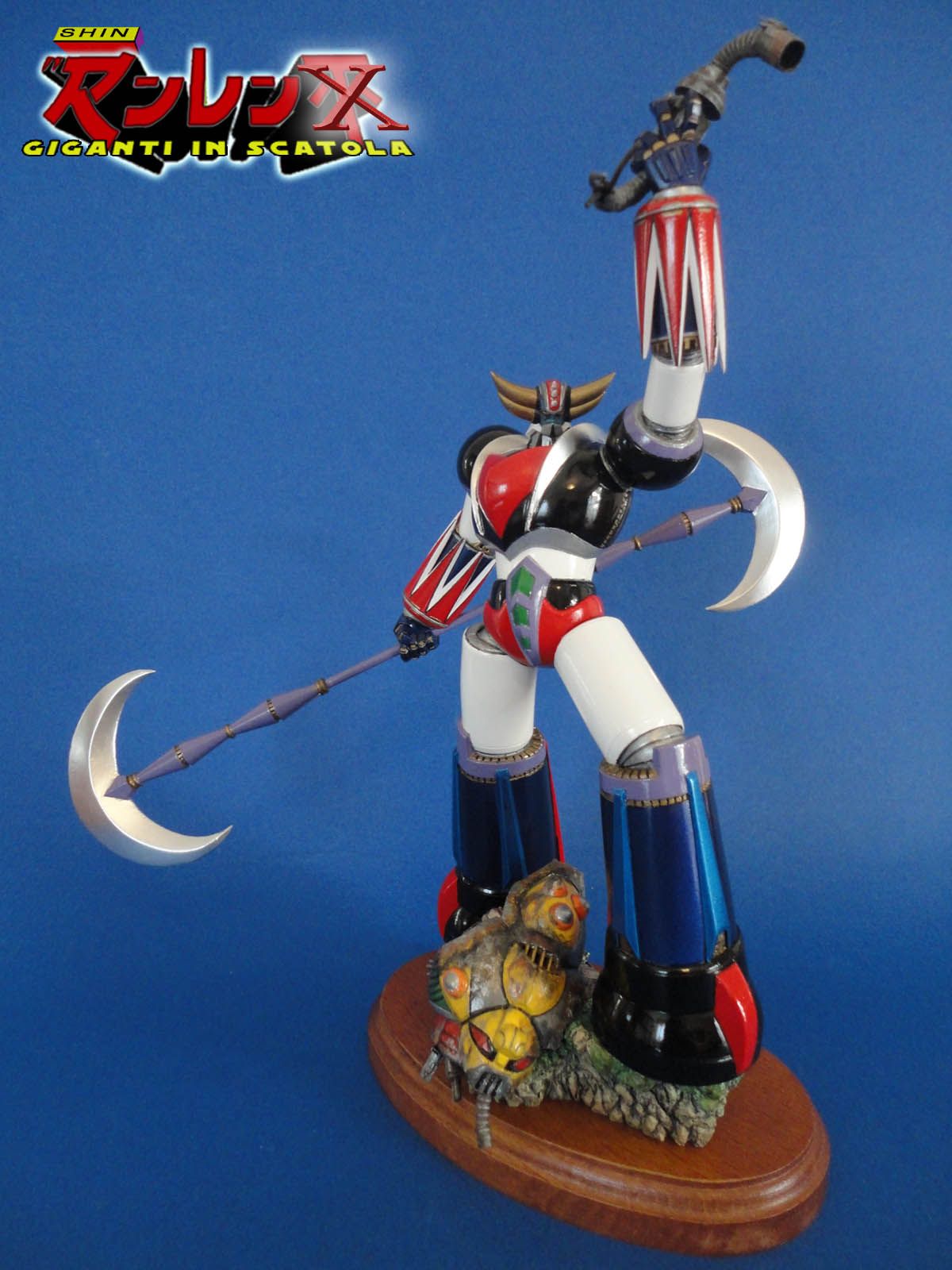 RoboX: Modelling #3: GRENDIZER (Goldrake) model kit resina (1)
