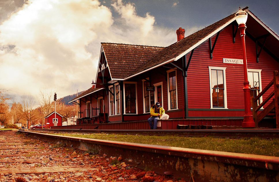 Just A Car Guy: the Issaquah Washington (near Seattle) train depot was ...