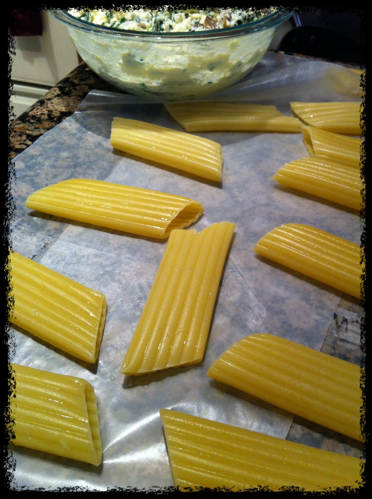 Scrumptious Recreations: Spinach, Mushroom & Italian Three Cheese ...