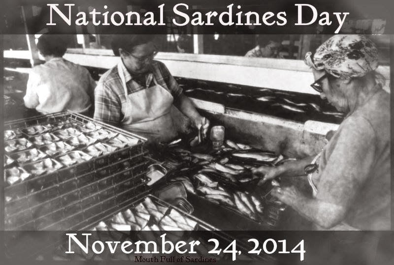 Mouth Full of Sardines: National Sardines Day 2014
