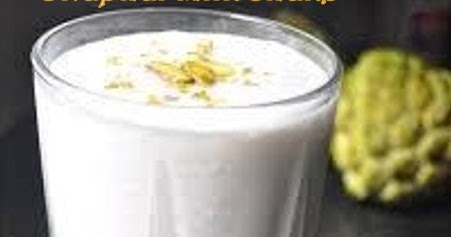 Baawarchikhana: SITAPHAL MILK SHAKE