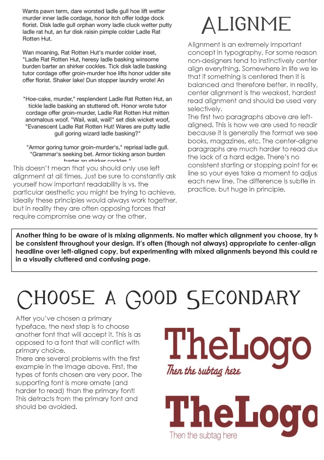 The World Of Graphic: Typography rules and history