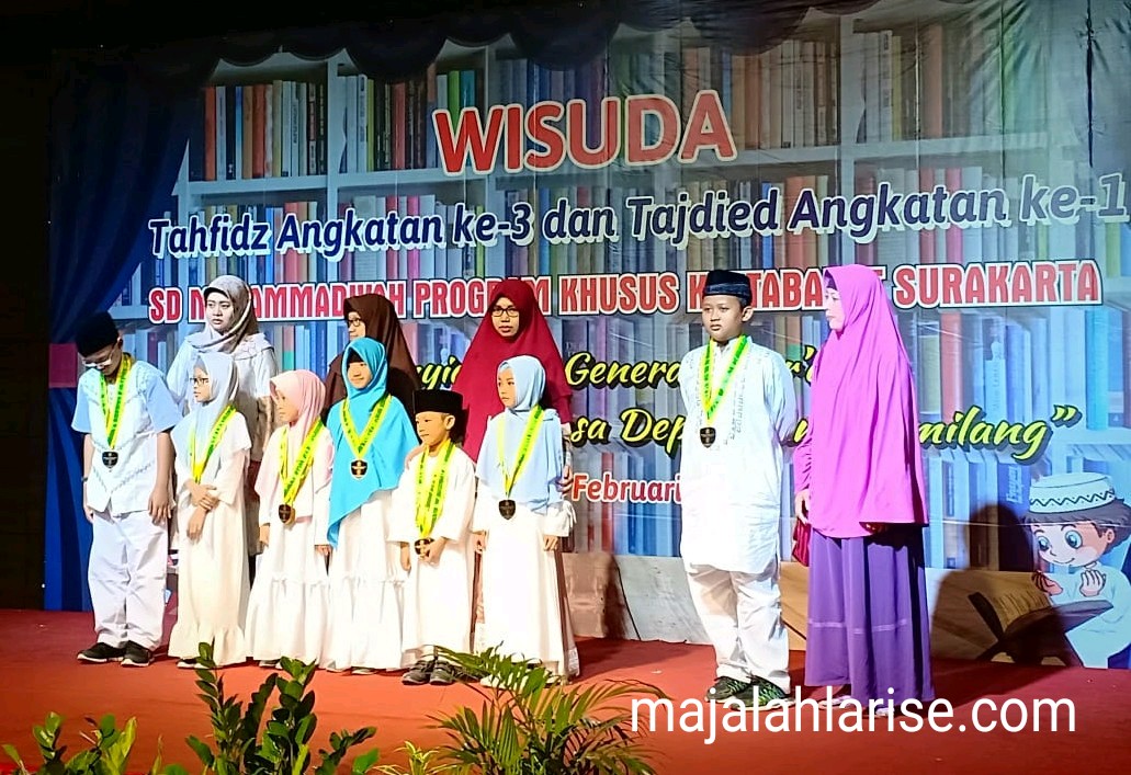 Wisuda Tahfidz dan Tajdied SD Muhammadiyah PK Kottabarat Solo - MAJALAH LARISE