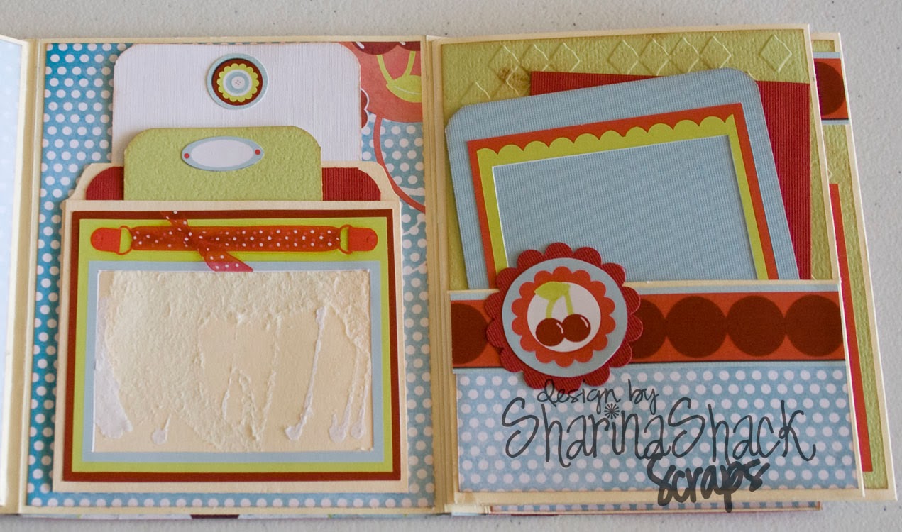 sharinashackscraps: Tri-Fold File Folder Mini Album