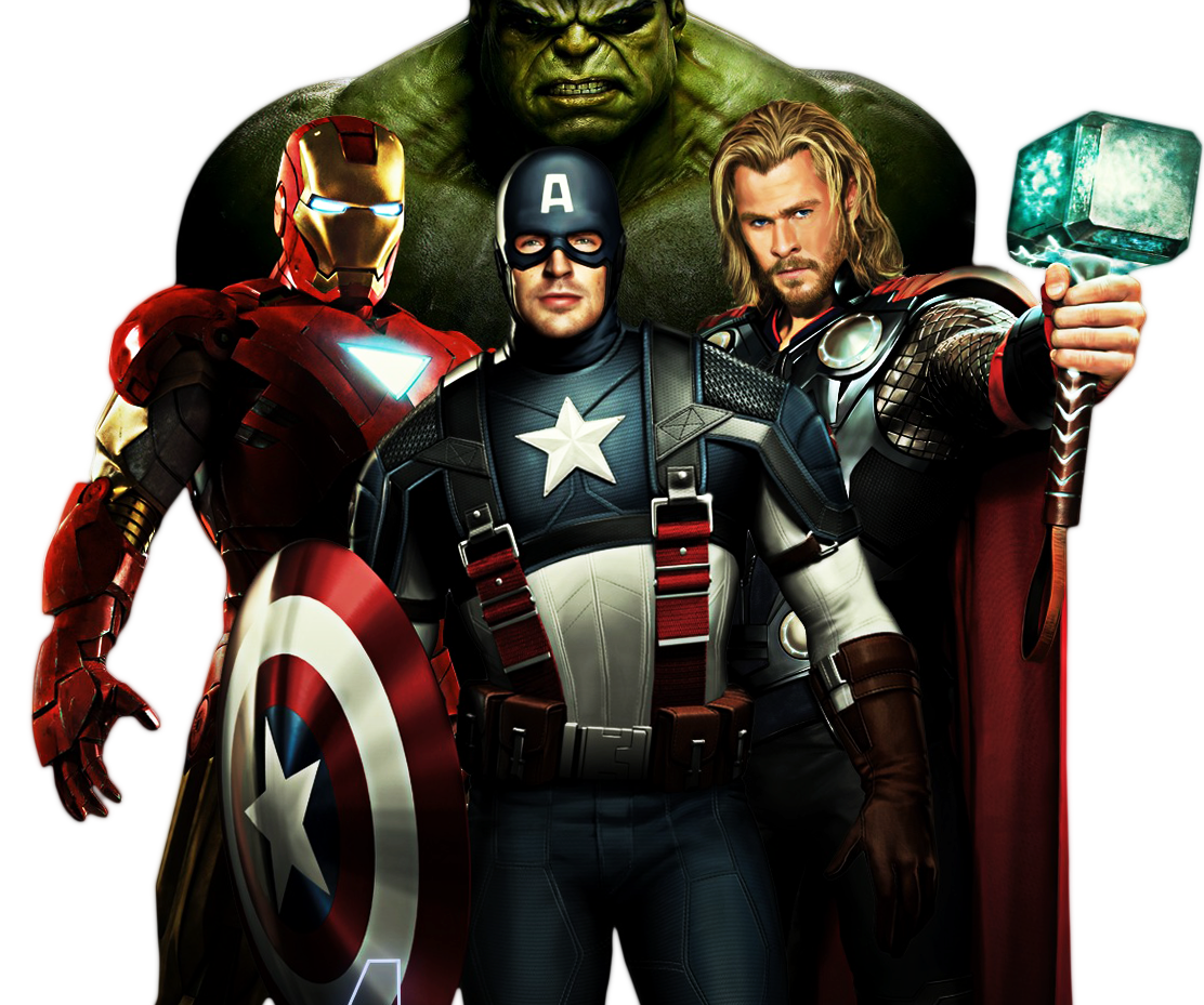 Os Vingadores em png