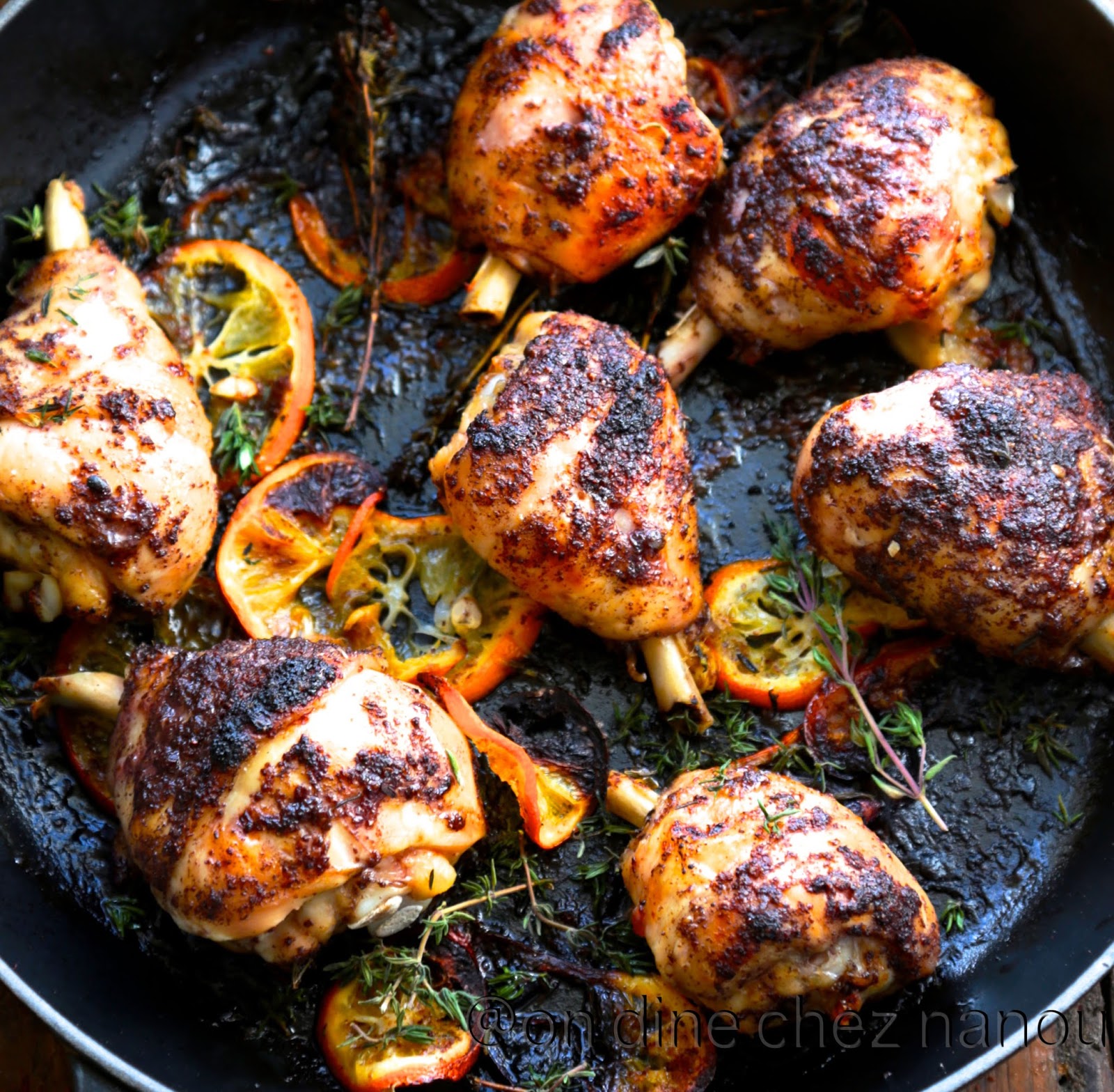 Poulet grillé au sumac et au citron | On dine chez Nanou