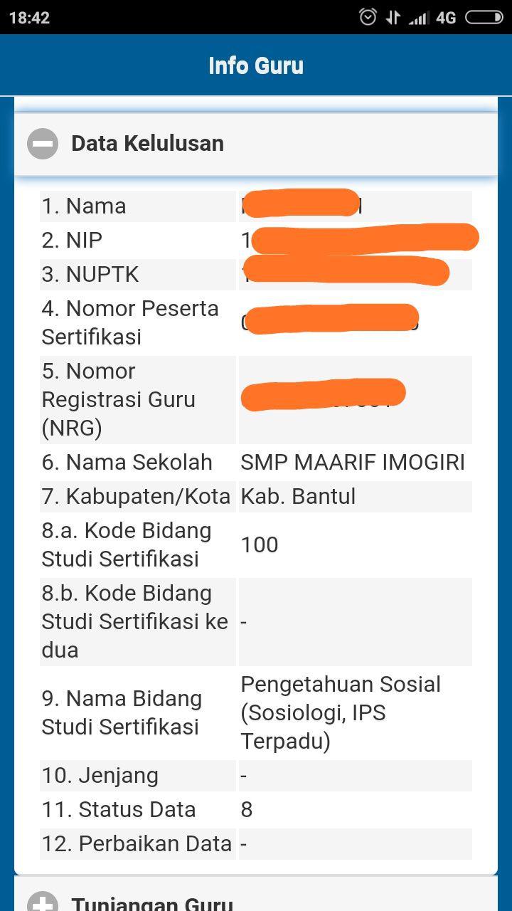 Cara Melihat Info PTK atau GTK Terbaru 2018 Menggunakan Aplikasi HP Android - de Journey