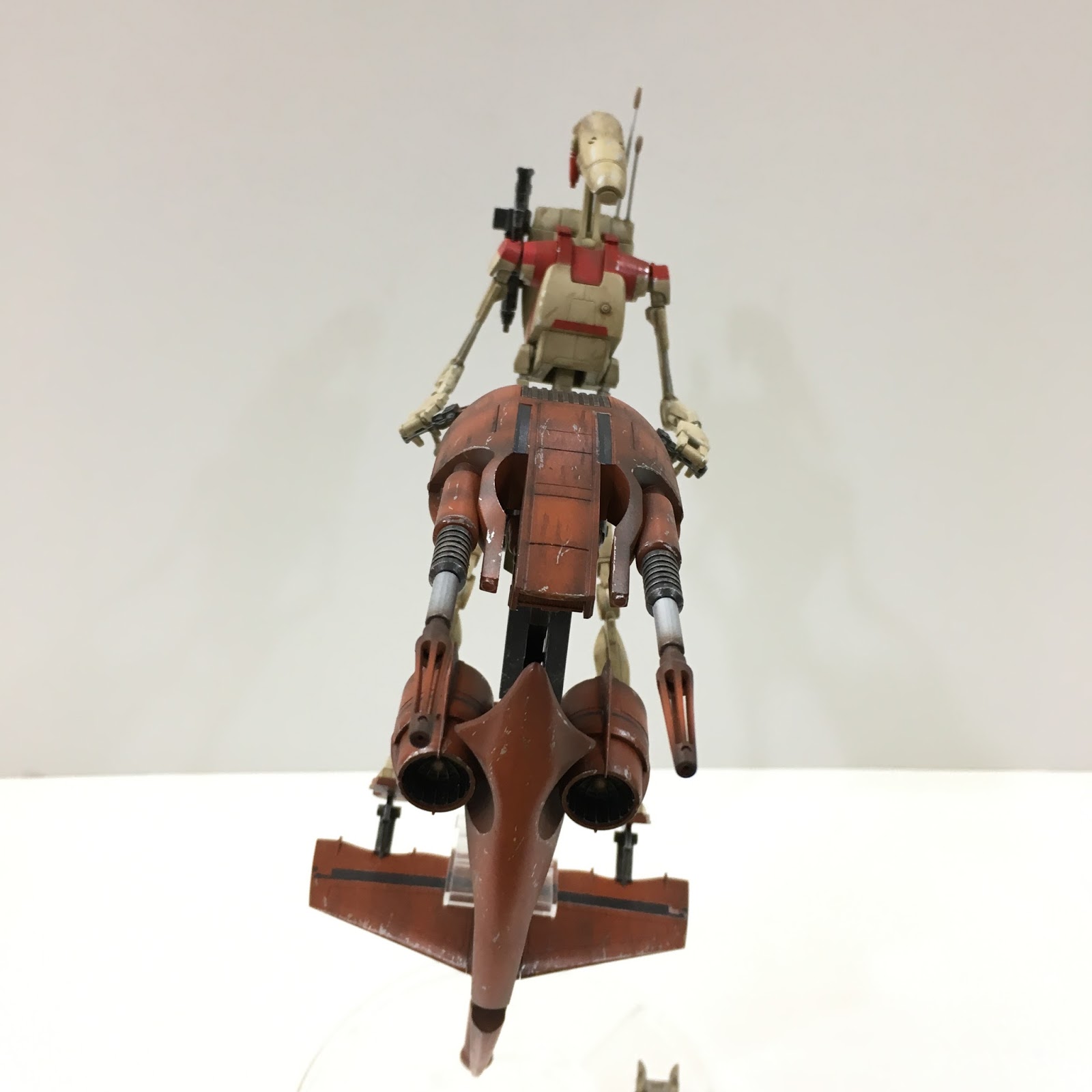 Scale Model Kit Review Blog (SMKR): Bandai Battle Droid & Stap Kit Review