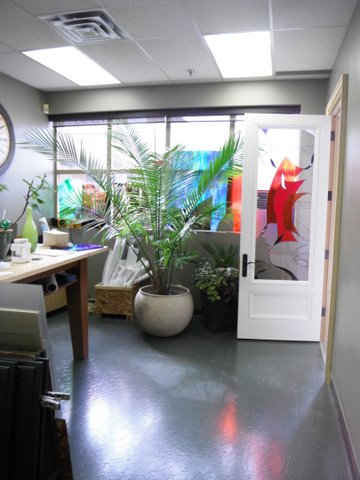 Glassworks Studio: Contemporary Stained Glass Door...."The Studio Door ...