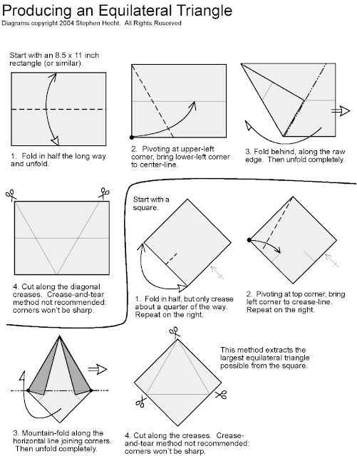 origami triangle