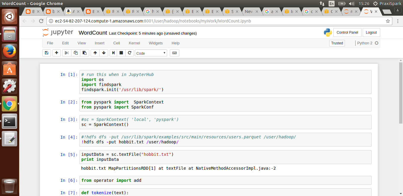 blog@Yantrajaal: Spark with Python in Jupyter Notebook on Amazon EMR ...