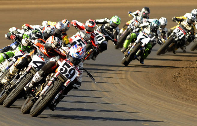 Beard in the Wind - New London MC: Flat Track Racing