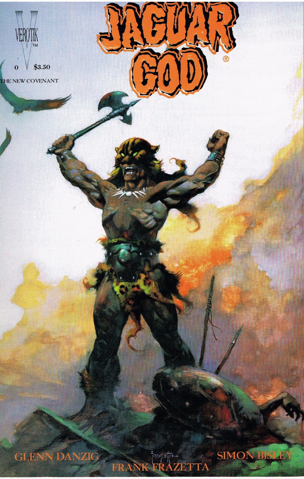 Cap'n's Comics: Darkwolf To Jaguar God by Frank Frazetta