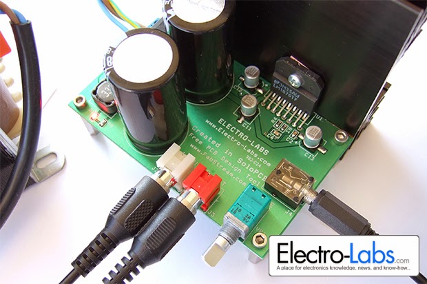 Amplificator stereo DiY 20W cu LM1876 | Schema Electrica