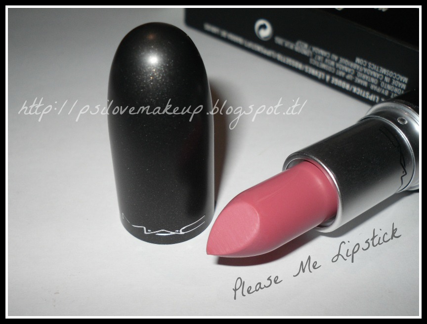 ps: I Love Make Up: MAC Please Me Lipstick Review e Swatches