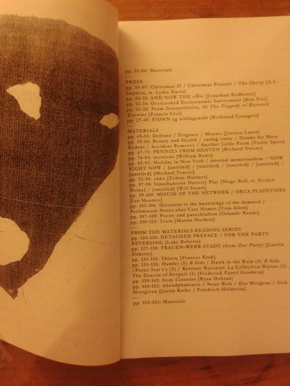 MATERIALS: MATERIALS # 3