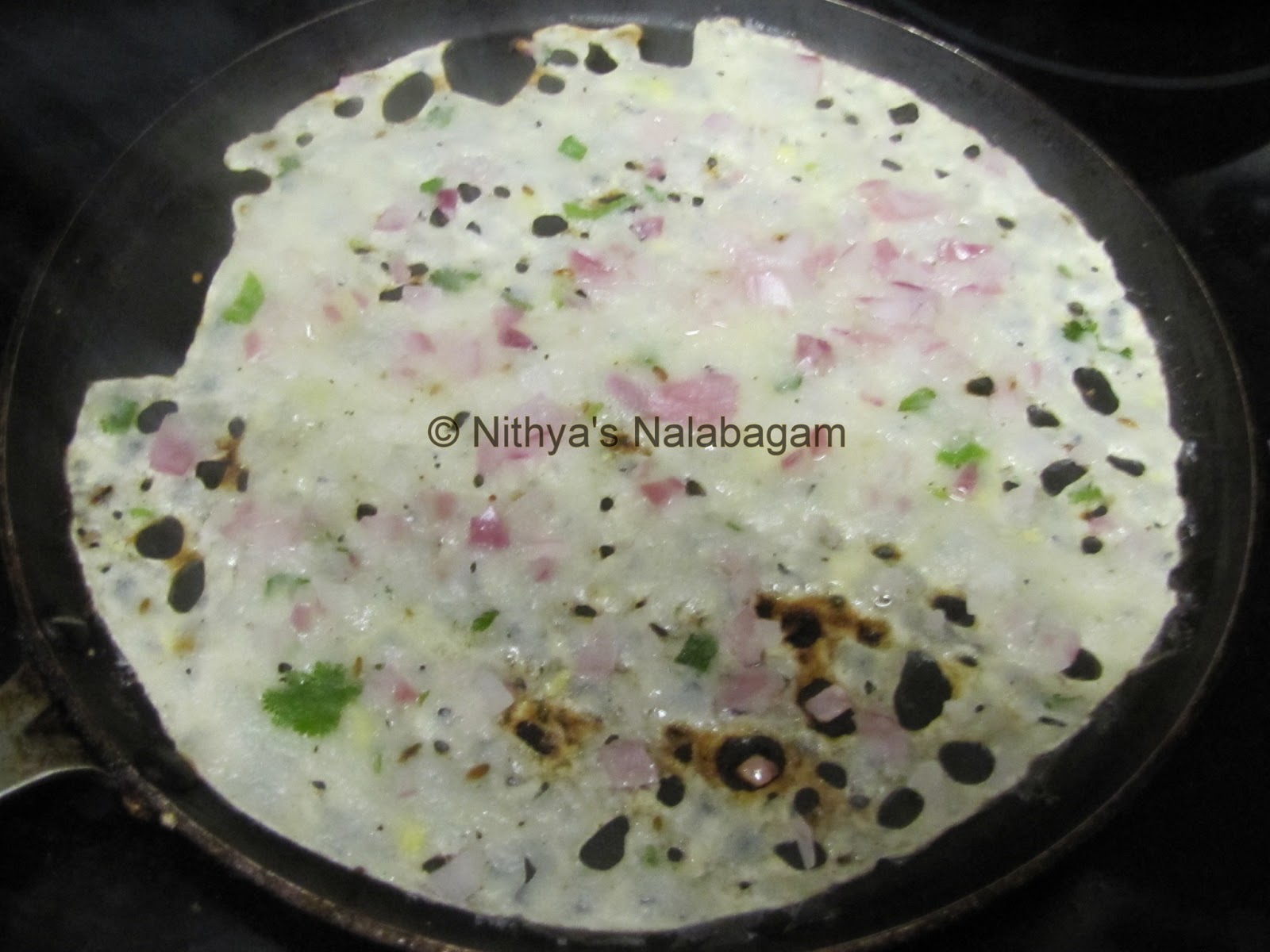 Instant Onion Rava Dosa |Nithya's Nalabagam